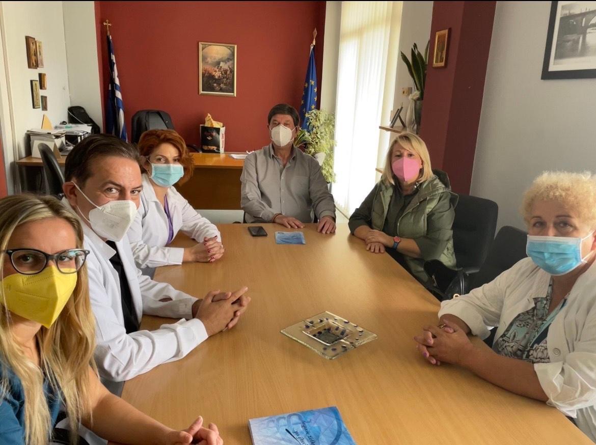 Επίσκεψη Αθανασίου-Γιαγιάκου στο Νοσοκομείο Τρικάλων – TrikalaVoice